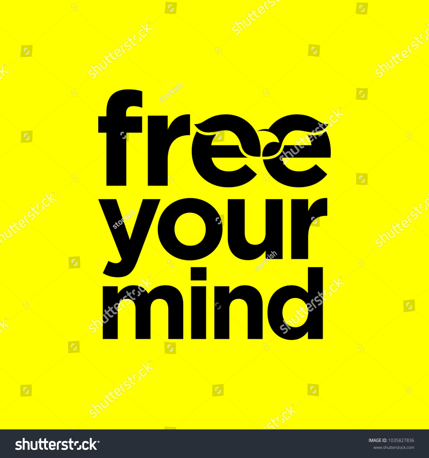 Free Your Mind Vector Logo Stock Vector (Royalty Free) 1035827836 ...