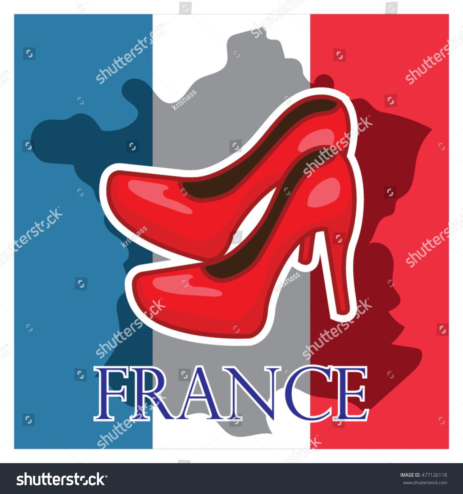 French Object Stock Vector (Royalty Free) 477126118 | Shutterstock