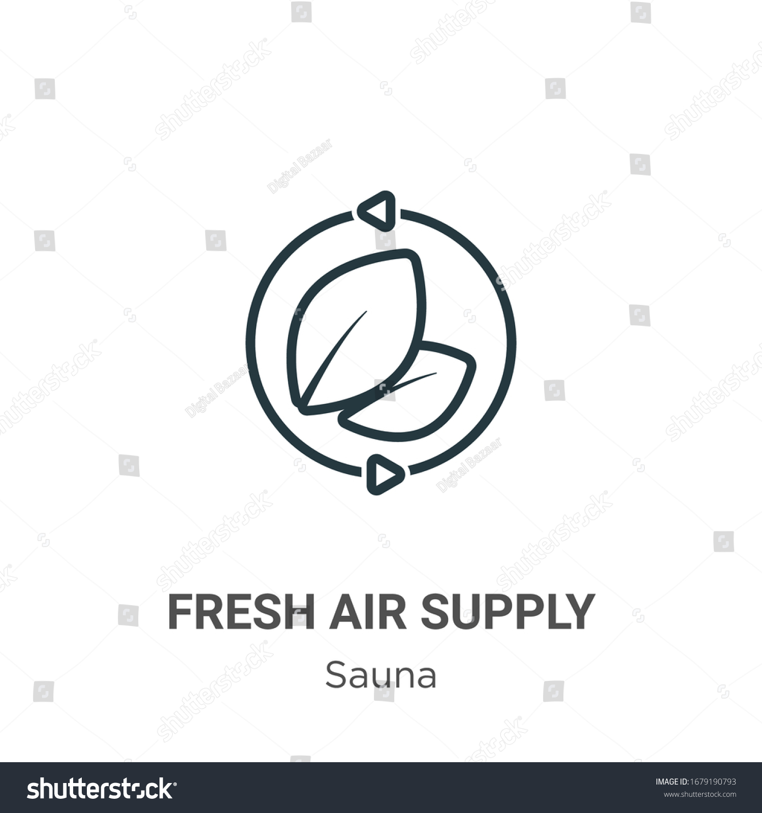 Fresh Air Supply Outline Vector Icon Stock Vector (Royalty Free ... Fresh Air Supply Outline Vector Icon Stock Vector (Royalty Free ...