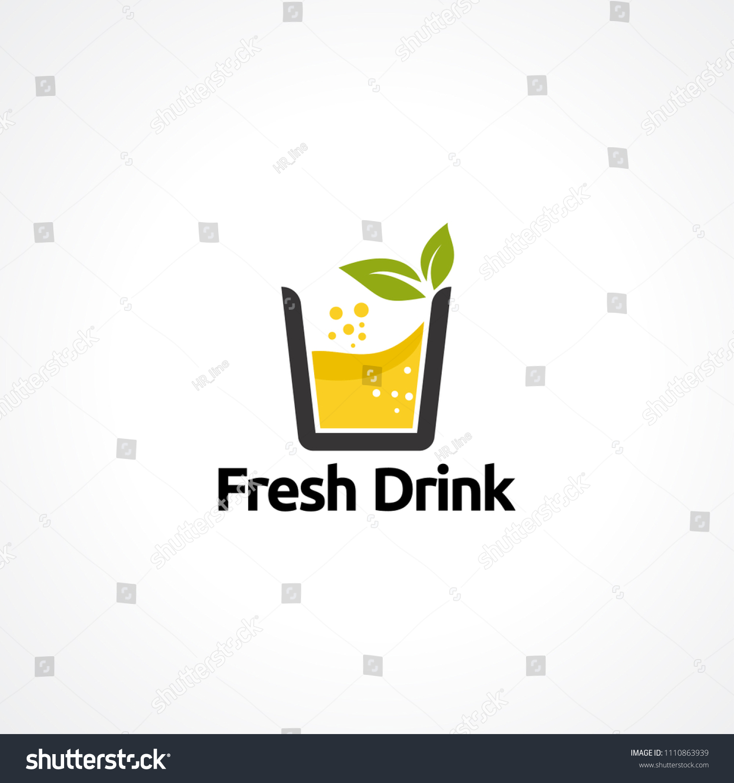 Fresh Drink Logo Vector Icon Element: เวกเตอร์สต็อก (ปลอดค่าลิขสิทธิ์ ...