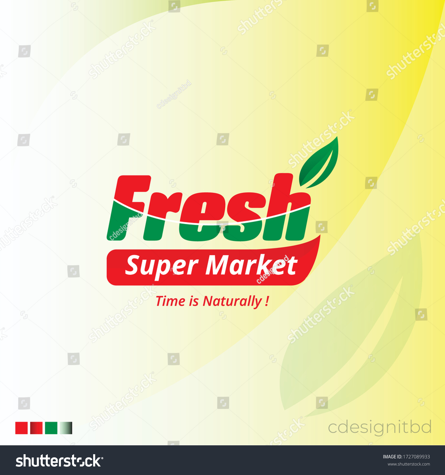Fresh Logo Design Fully Editable Stock Vector (Royalty Free) 1727089933