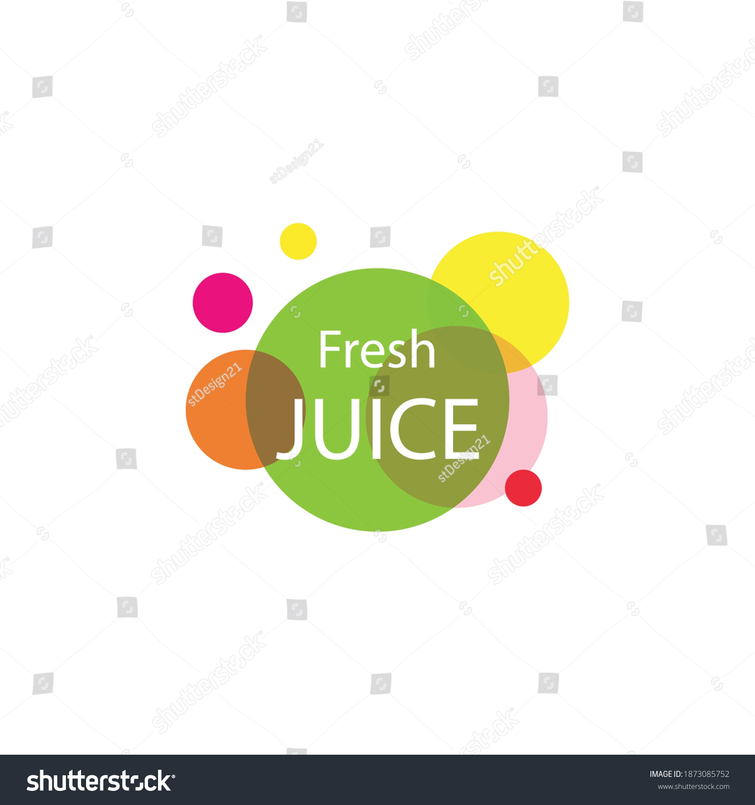 Fresh Logo Vector Icon Template Stock Vector (Royalty Free) 1873085752