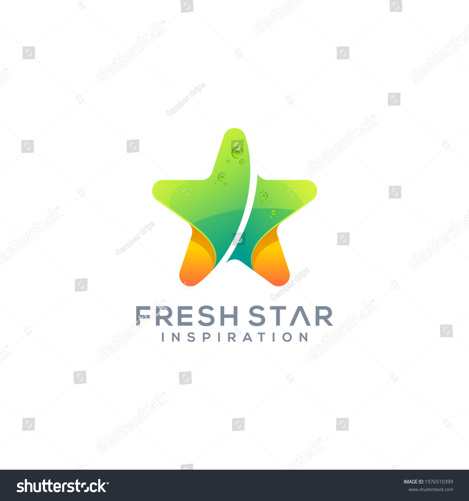 Fresh Star Logo Design Vector Premium Stock Vector (Royalty Free ...