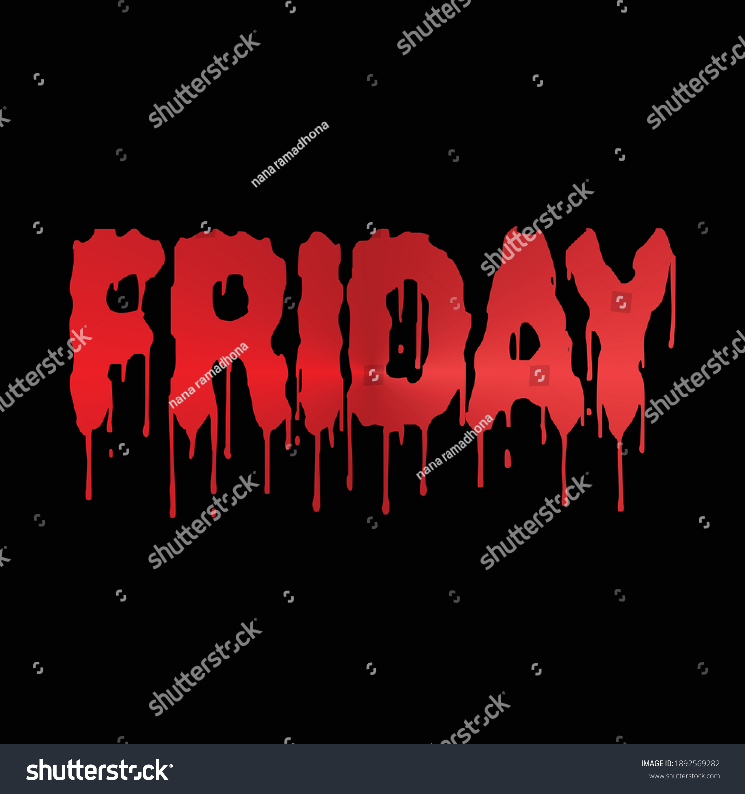 Friday Logo Design Vector Stock Stock Vector (Royalty Free) 1892569282 ...