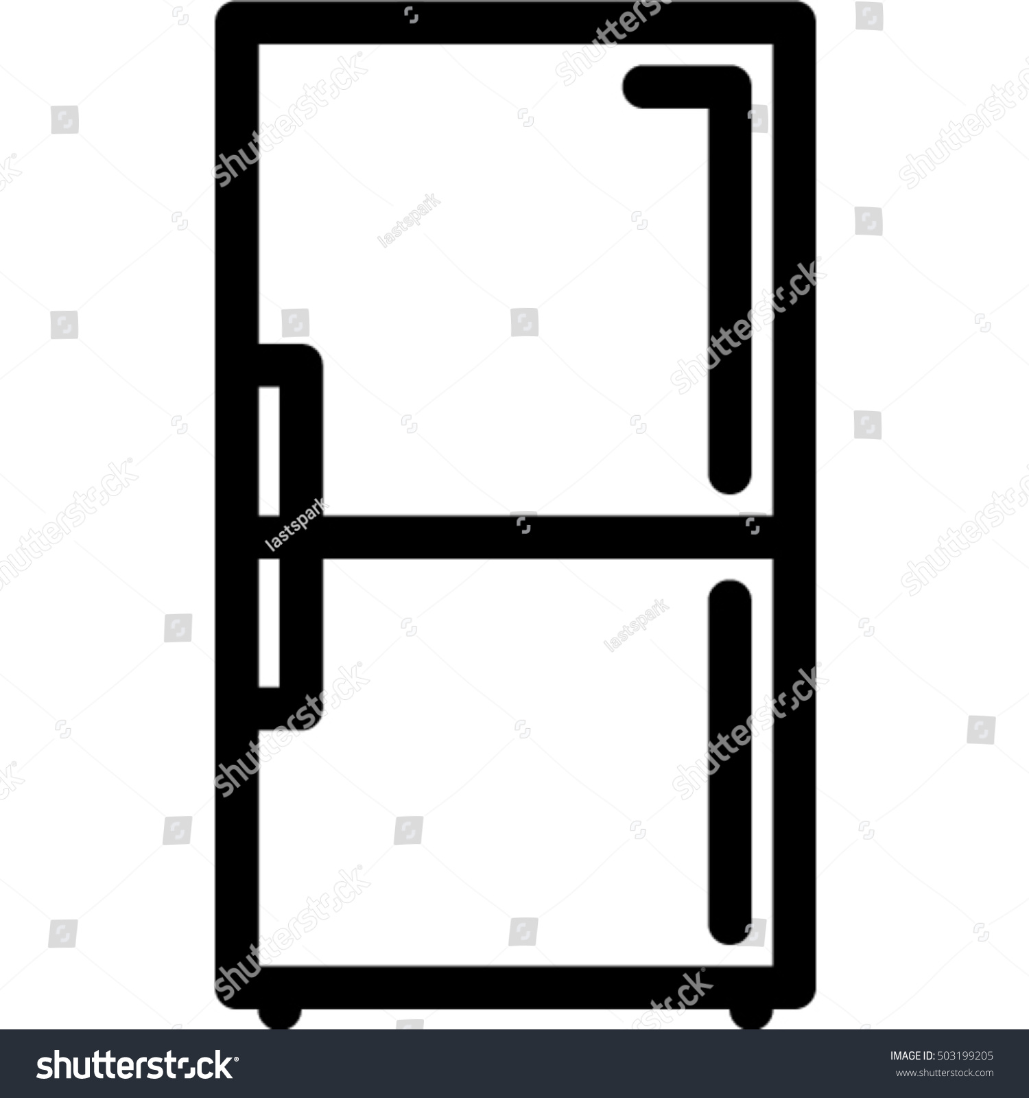 Fridge Icon Stock Vector (Royalty Free) 503199205