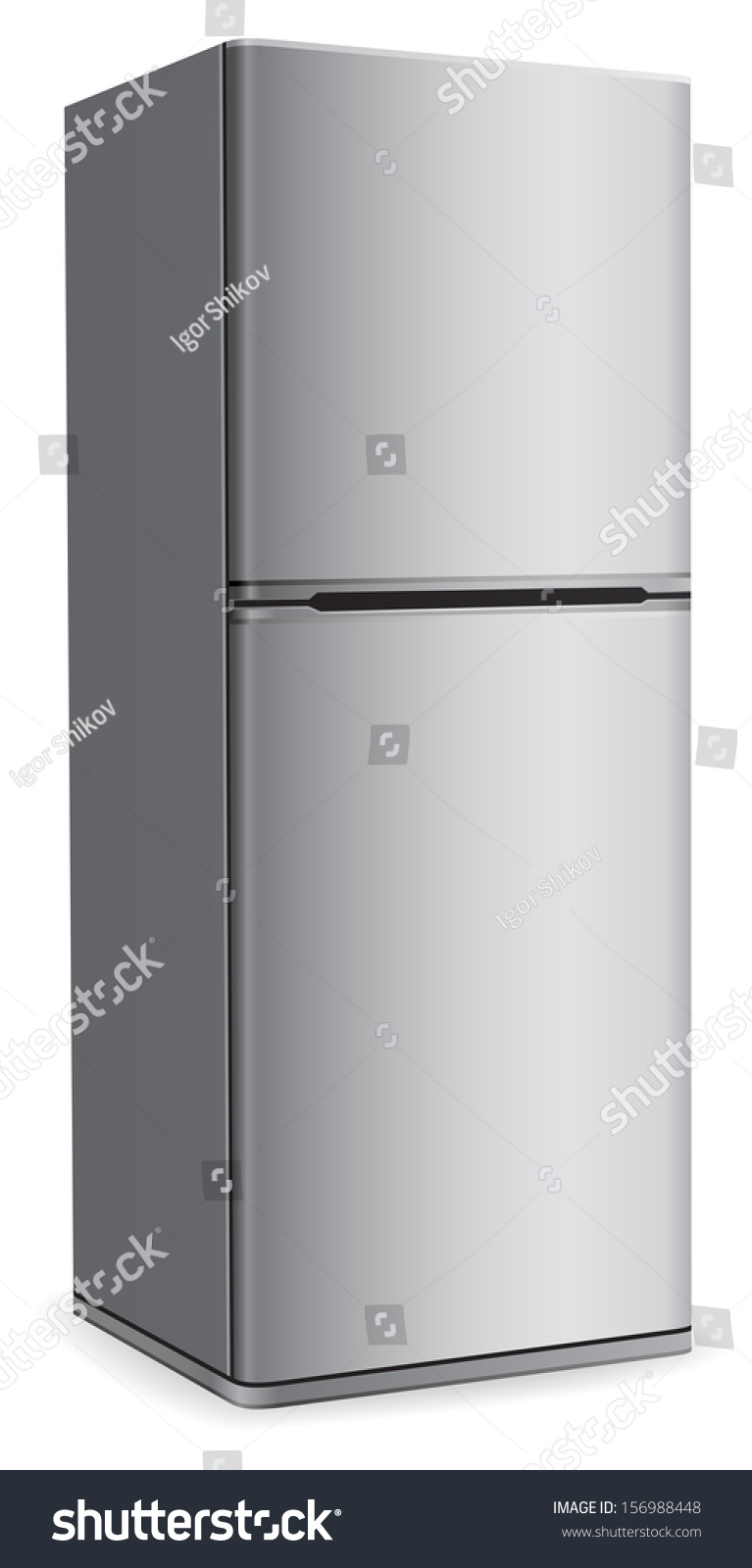 Fridge Refrigerator 3d Icon Stock Vector (Royalty Free) 156988448 ...