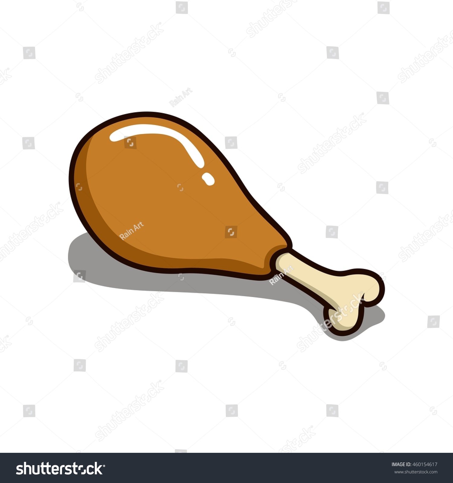 4,955 Chicken drumstick cartoon Images, Stock Photos & Vectors ...