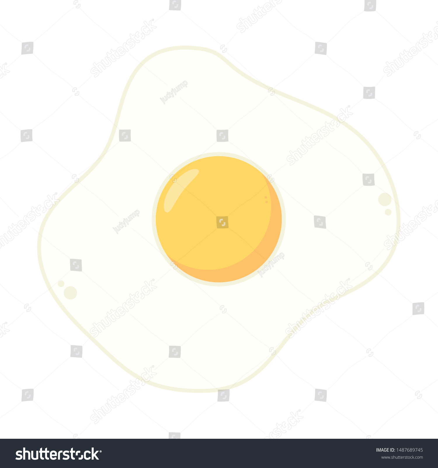Fried Egg Vector Fried Egg Logo: vector de stock (libre de regalías ...