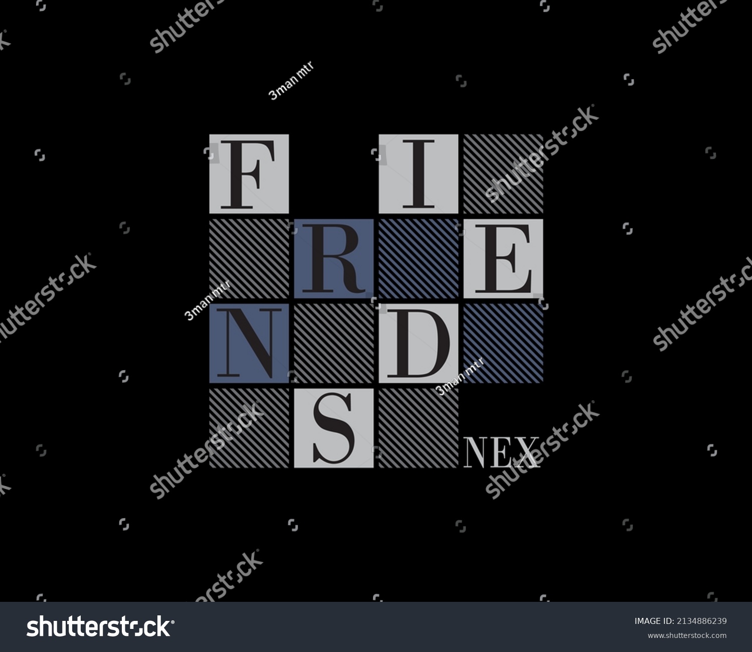 Friend Line Background Vector Design Stock Vector (Royalty Free ...