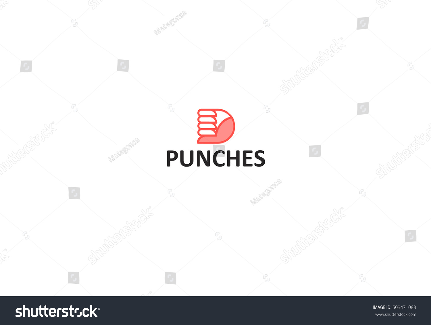 Friendly Punches Logo Stock Vector (Royalty Free) 503471083 | Shutterstock