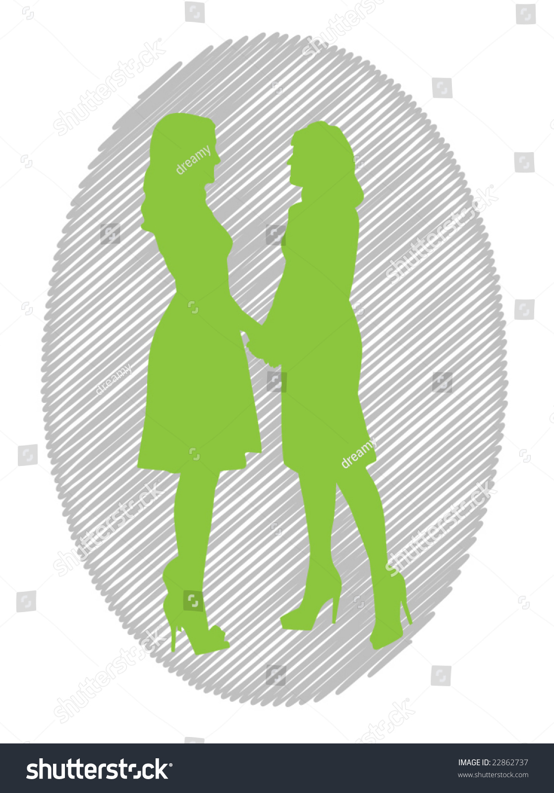 Friendship Introducing Frame Stock Vector (Royalty Free) 22862737