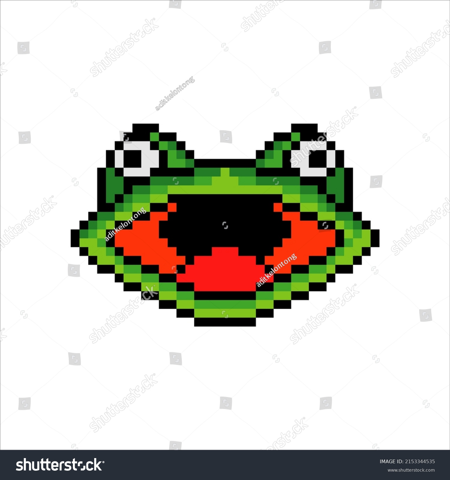 Frog Meme Pixel Art