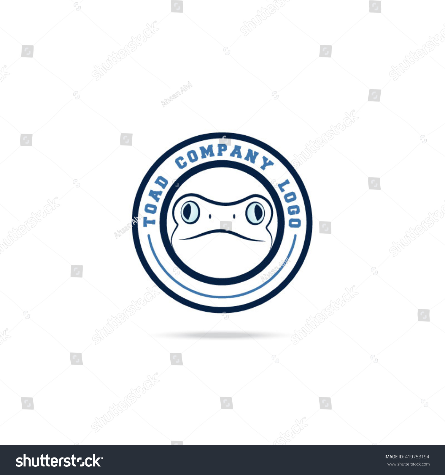 Frog Logo Toad Logo Stock Vector (Royalty Free) 419753194 | Shutterstock