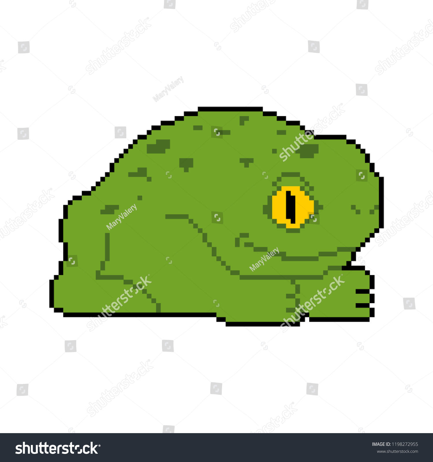 Frog Pixel Art Toad 8 Bit 库存矢量图（免版税）1198272955 | Shutterstock