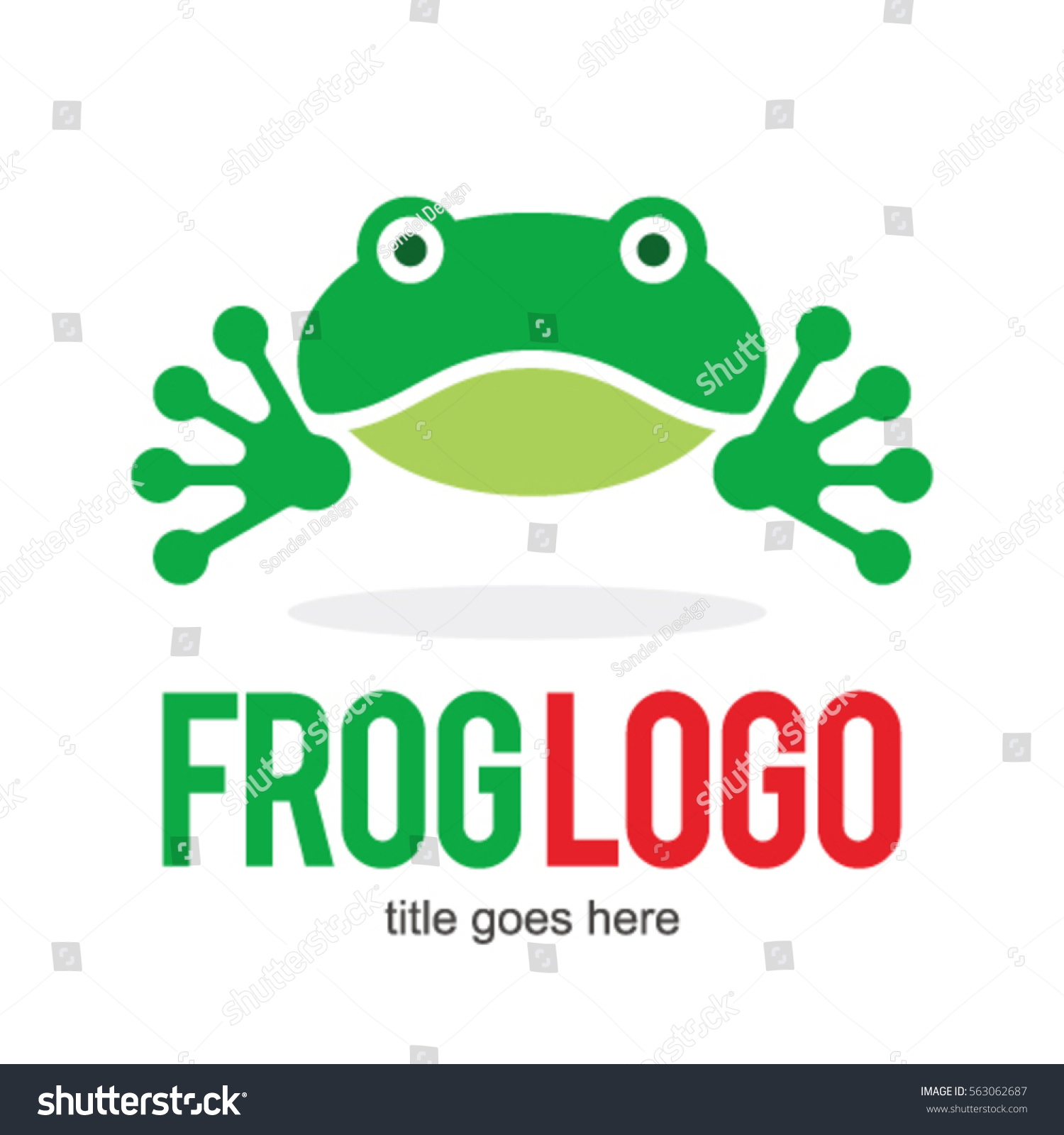 Frog Toad Logo Icon Symbol Template Stock Vector 563062687 - Shutterstock