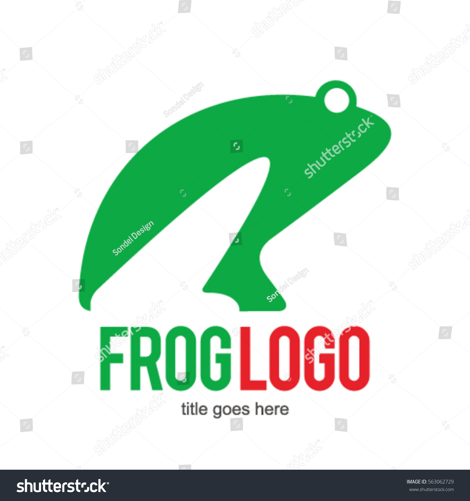 Frog Toad Logo Icon Symbol Template Stock Vector (Royalty Free ...