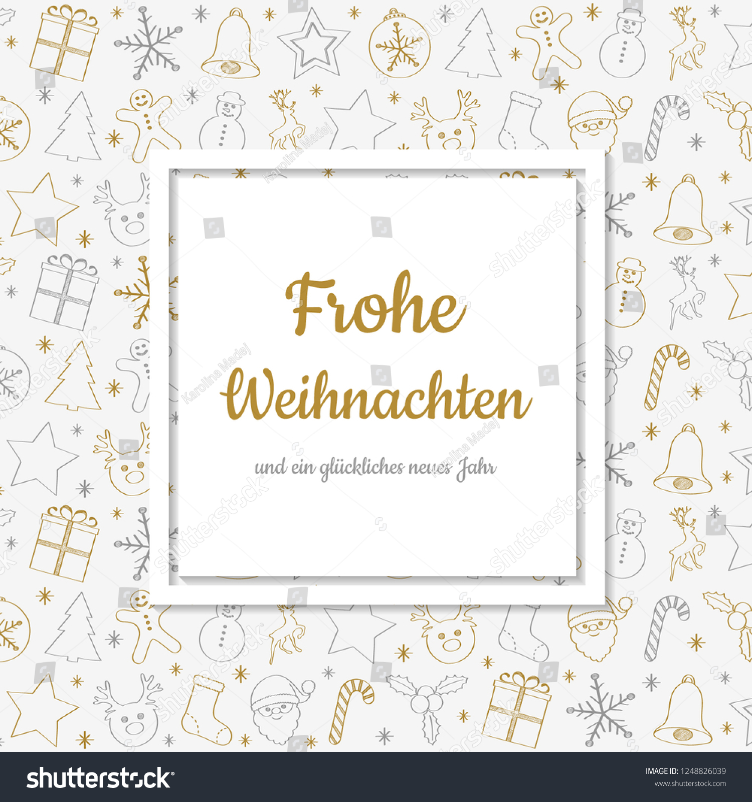 Frohe Weihnachten Und Gluckliches Neues Jahr Stock Vector (Royalty Free ... Frohe Weihnachten Und Gluckliches Neues Jahr Stock Vector (Royalty Free ...