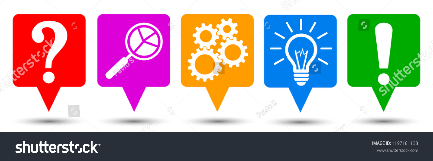 Problem Success Generator Idea Business Process Stock Vector (Royalty ...