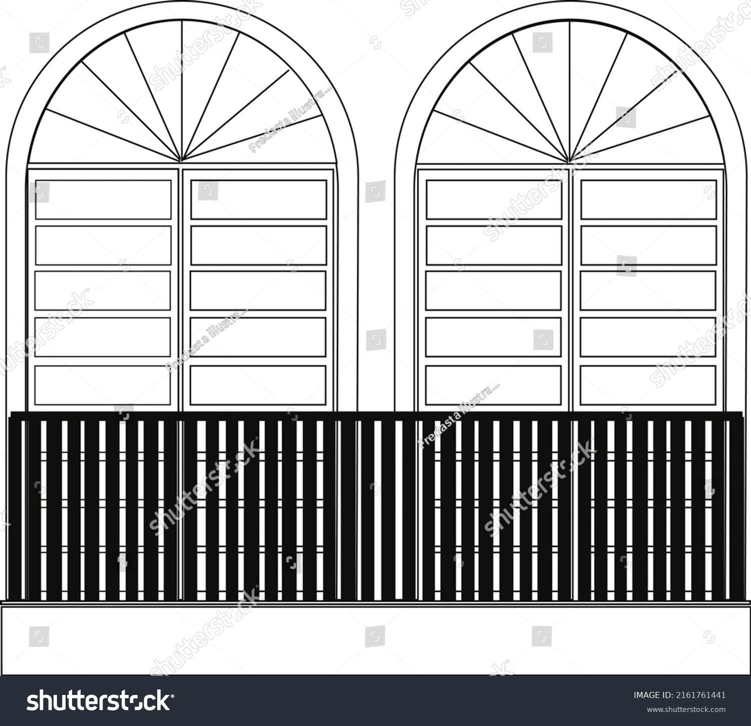 Front Side Home Design Vector Complete Stock Vector (Royalty Free ...