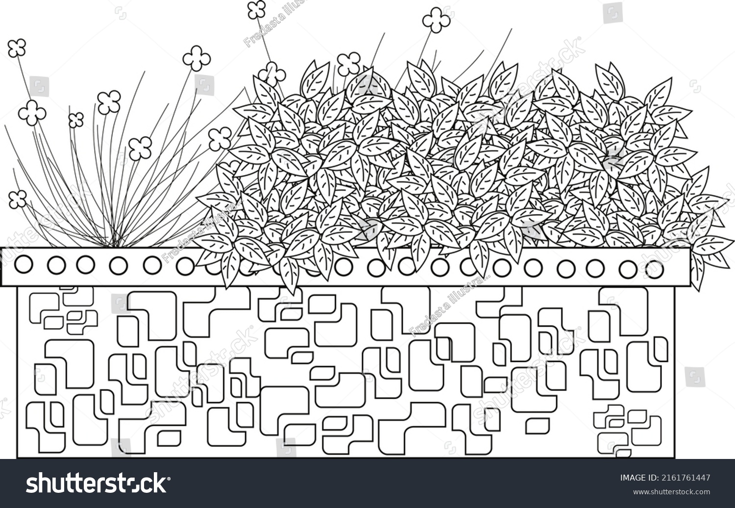 Front Side Home Design Vector Complete Stock Vector (Royalty Free ...