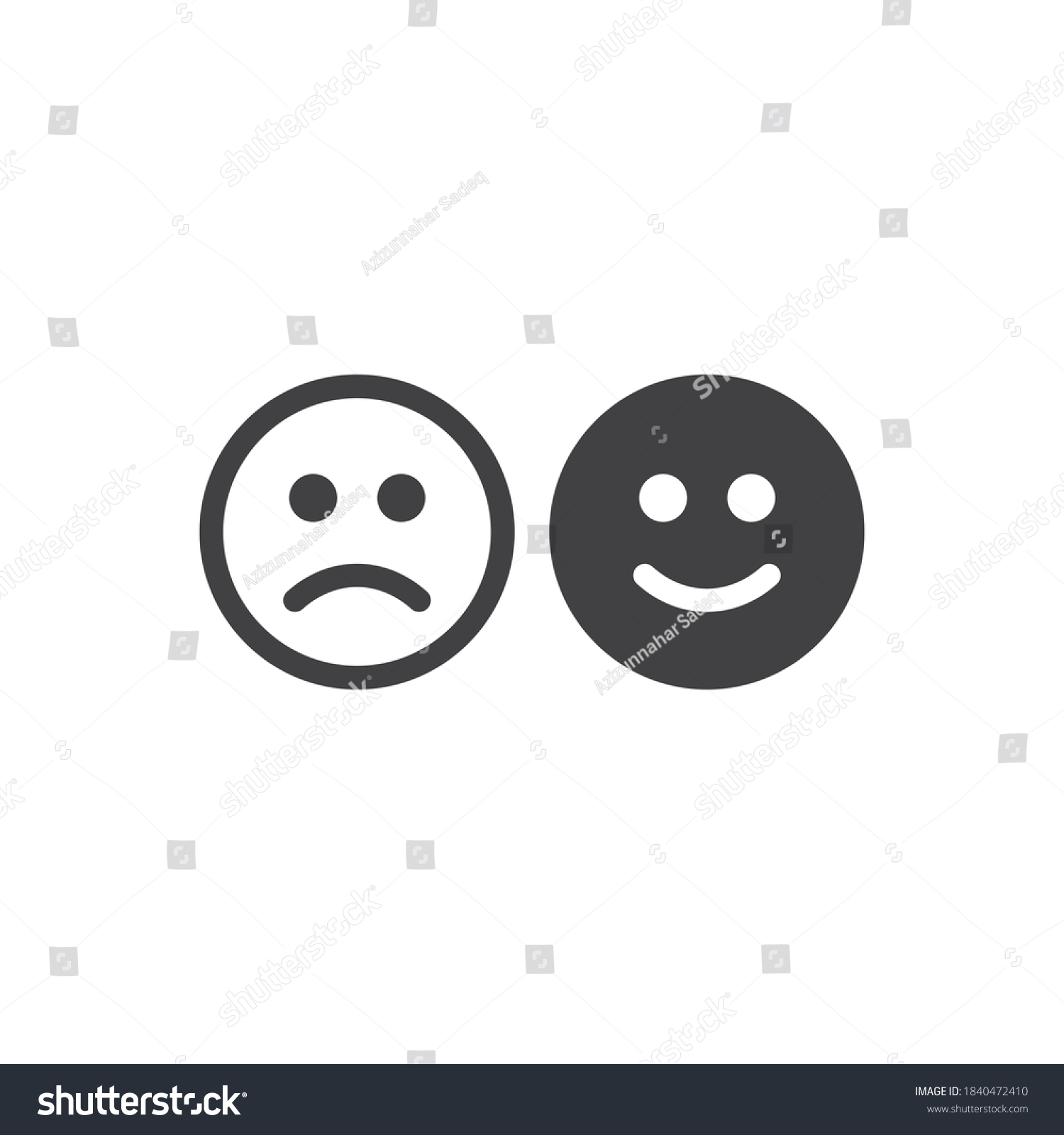 7,782 Smile and frown face Images, Stock Photos & Vectors | Shutterstock