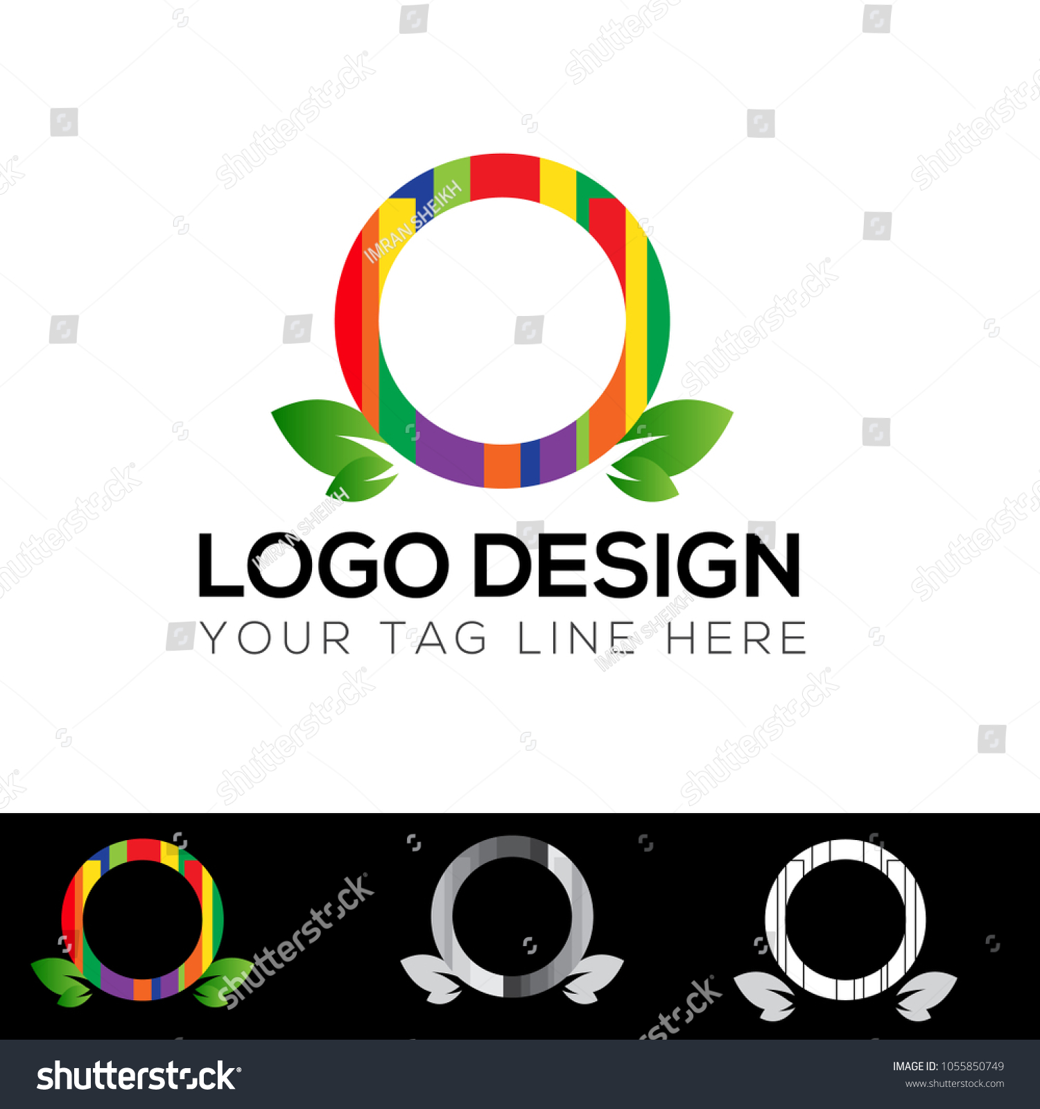 Fruit Color Logo Design Template Vector Stock Vector (Royalty Free ...