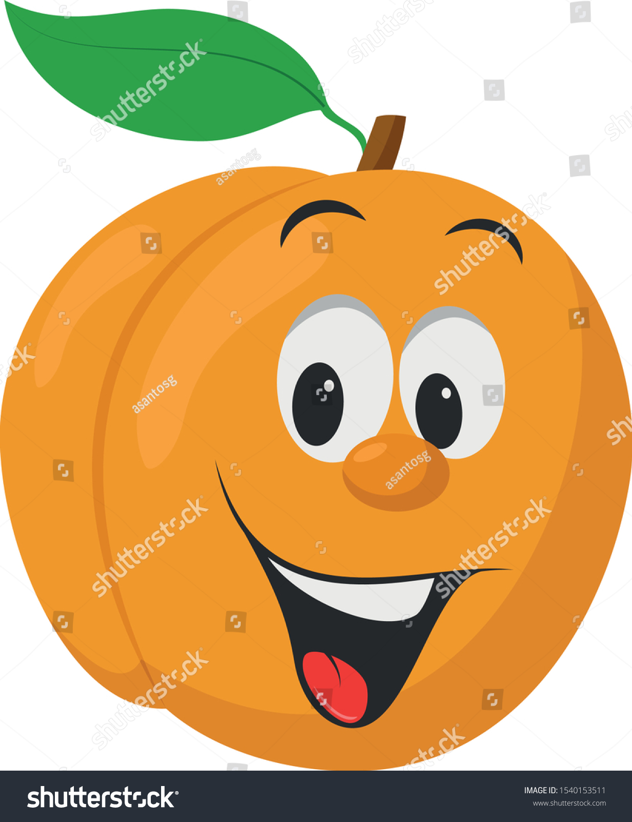 Fruits Characters Collection Vector Illustration Funny Vector De Stock