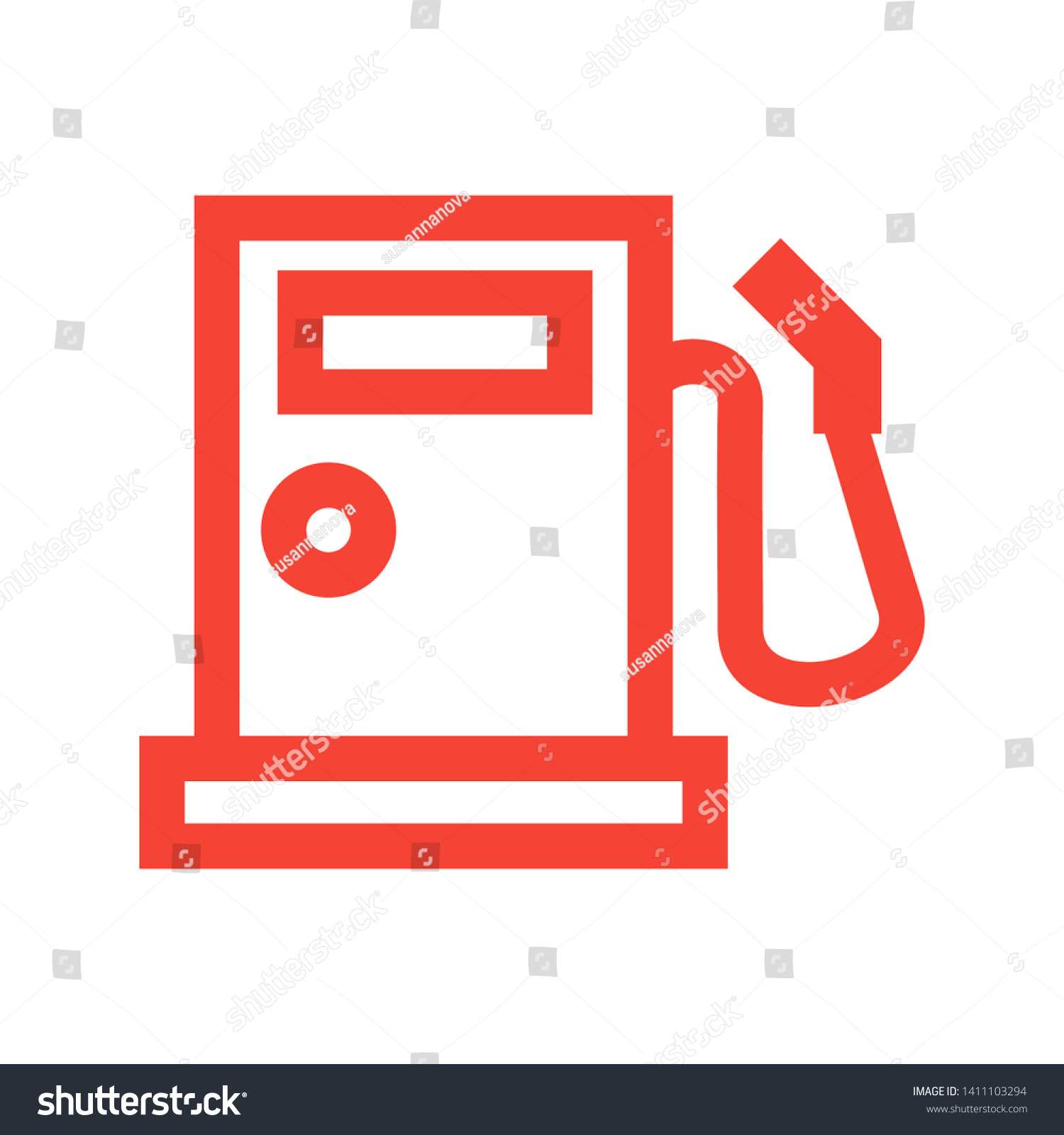 Fuel Icon Vector Simple Flat Symbol Stock Vector (Royalty Free ...
