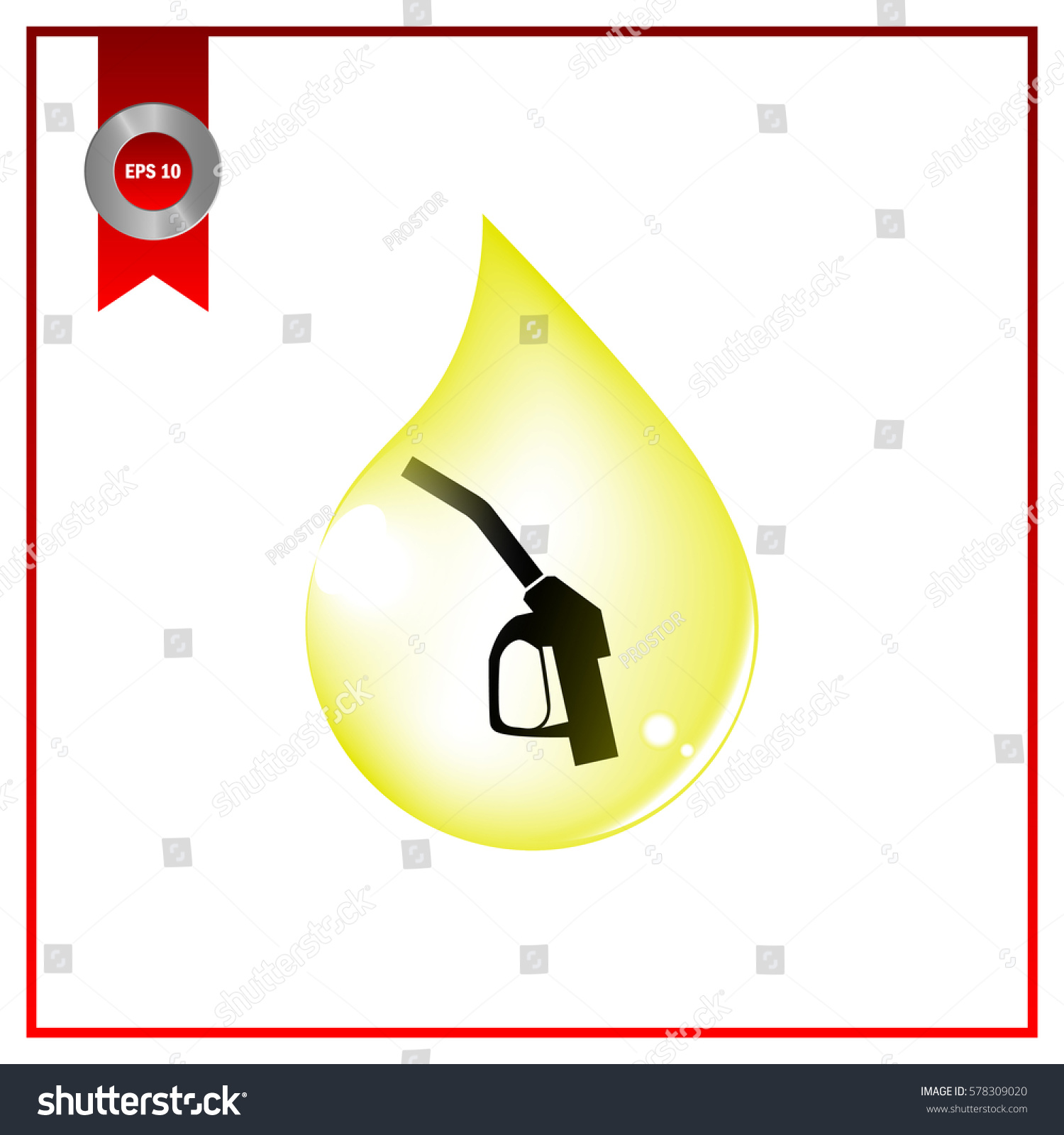 Fuel Oil Drop Stock Vector (Royalty Free) 578309020 | Shutterstock