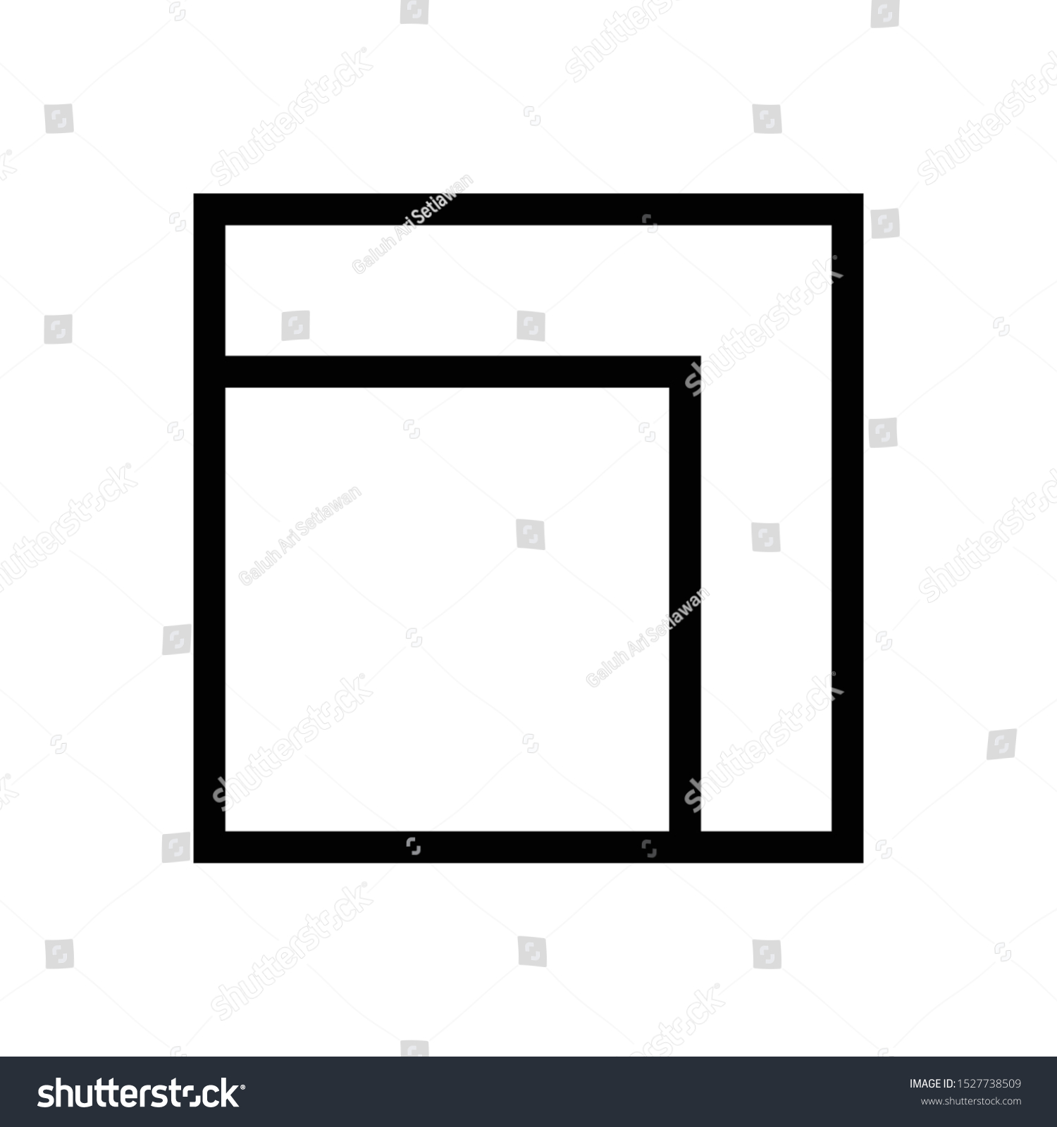 Full Screen Symbol Vector Illustration: vector de stock (libre de ...