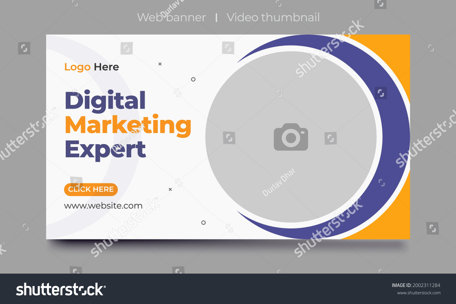 Vektor Stok Fully Editable Video Thumbnail Design Opening (Tanpa ...
