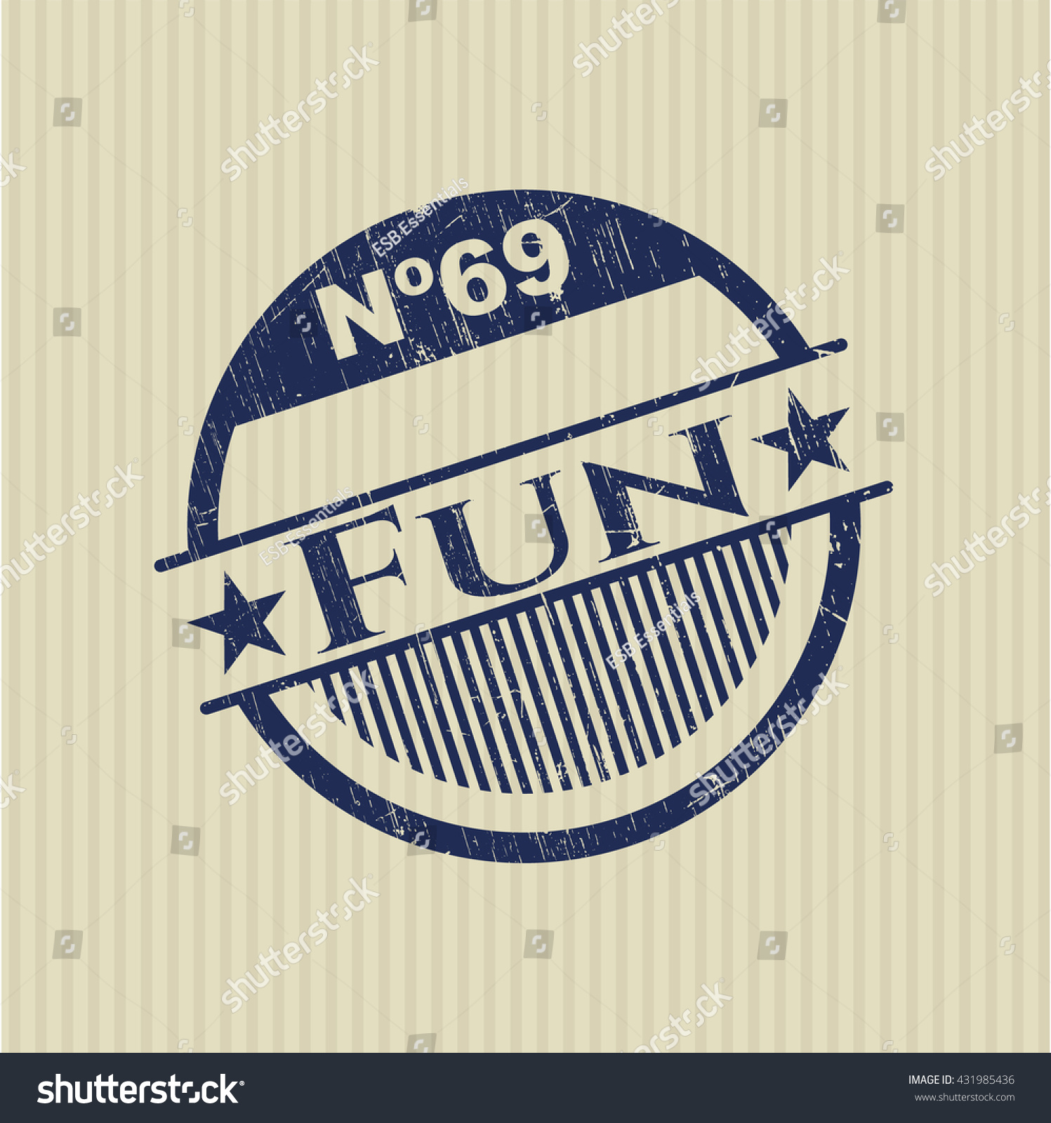Fun Grunge Stamp Stock Vector (Royalty Free) 431985436 | Shutterstock
