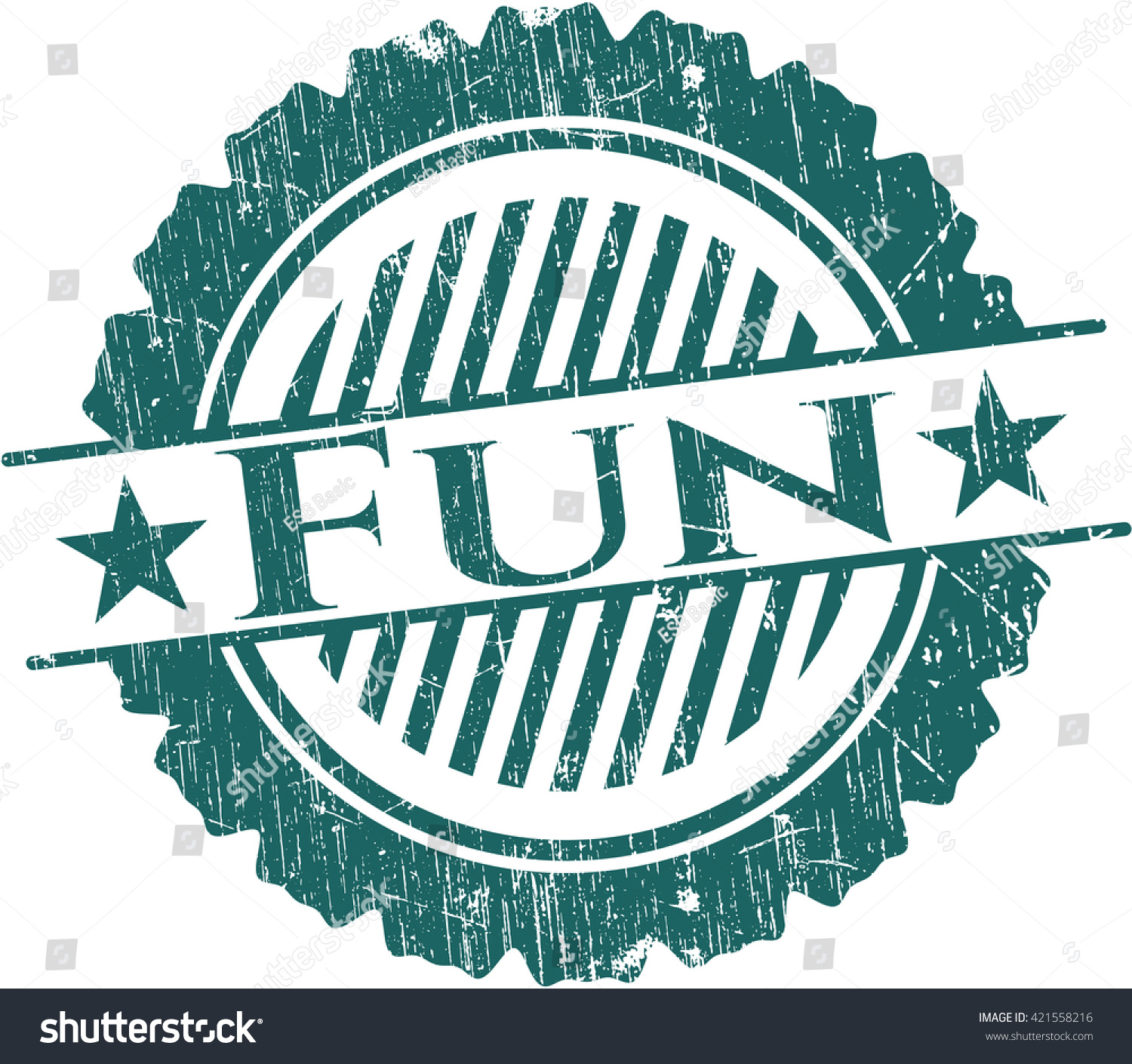 Fun Grunge Style Stamp Stock Vector (Royalty Free) 421558216 | Shutterstock