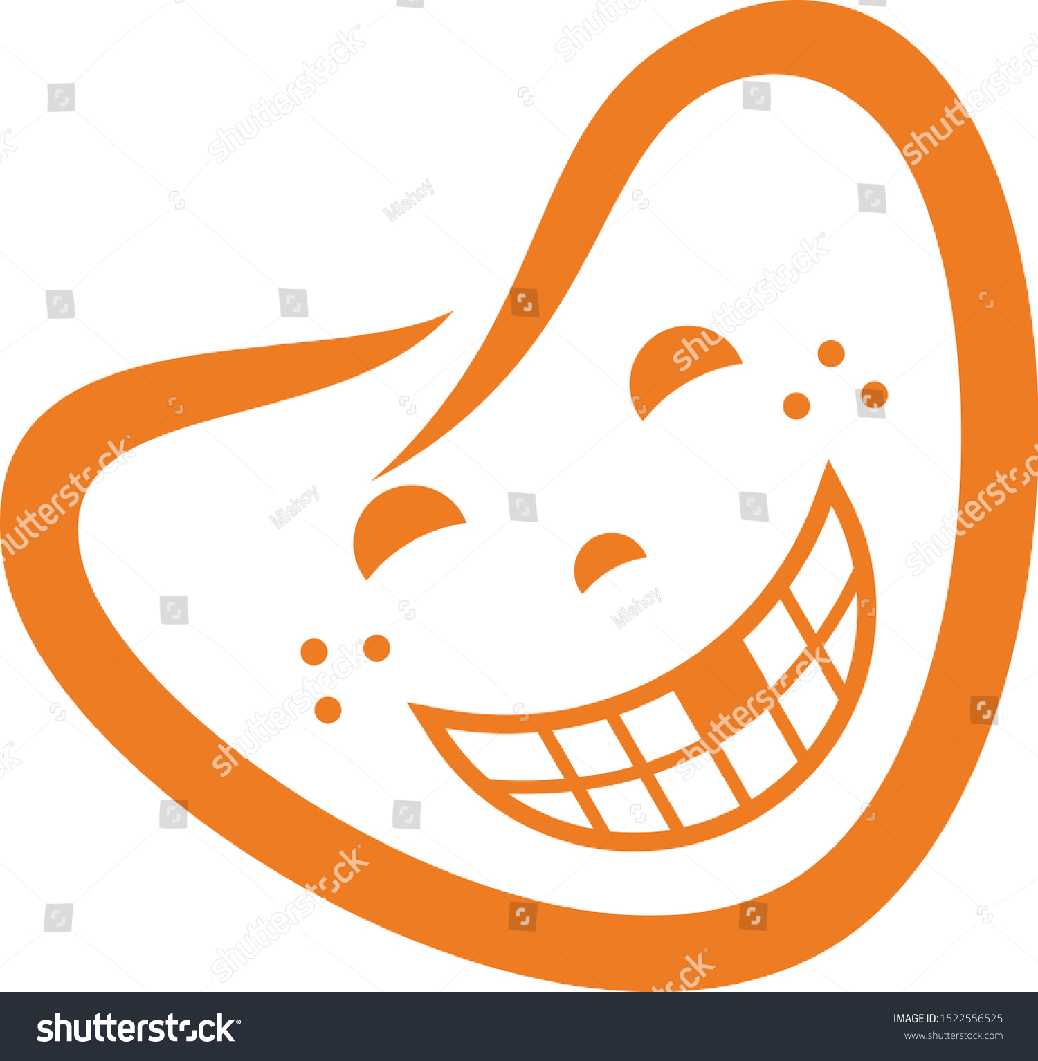 Fun Tooth Logos Symbols Stock Vector (Royalty Free) 1522556525 ...