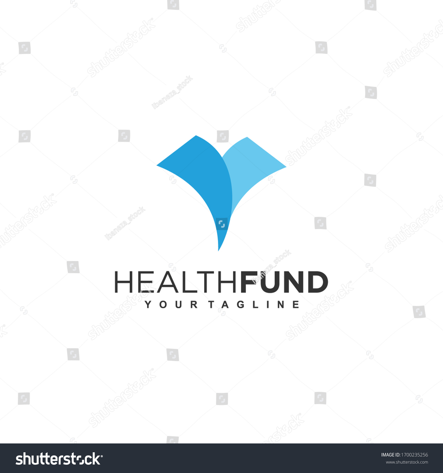Fund Logo Letter V Logo Vector Stock Vector (Royalty Free) 1700235256 ...