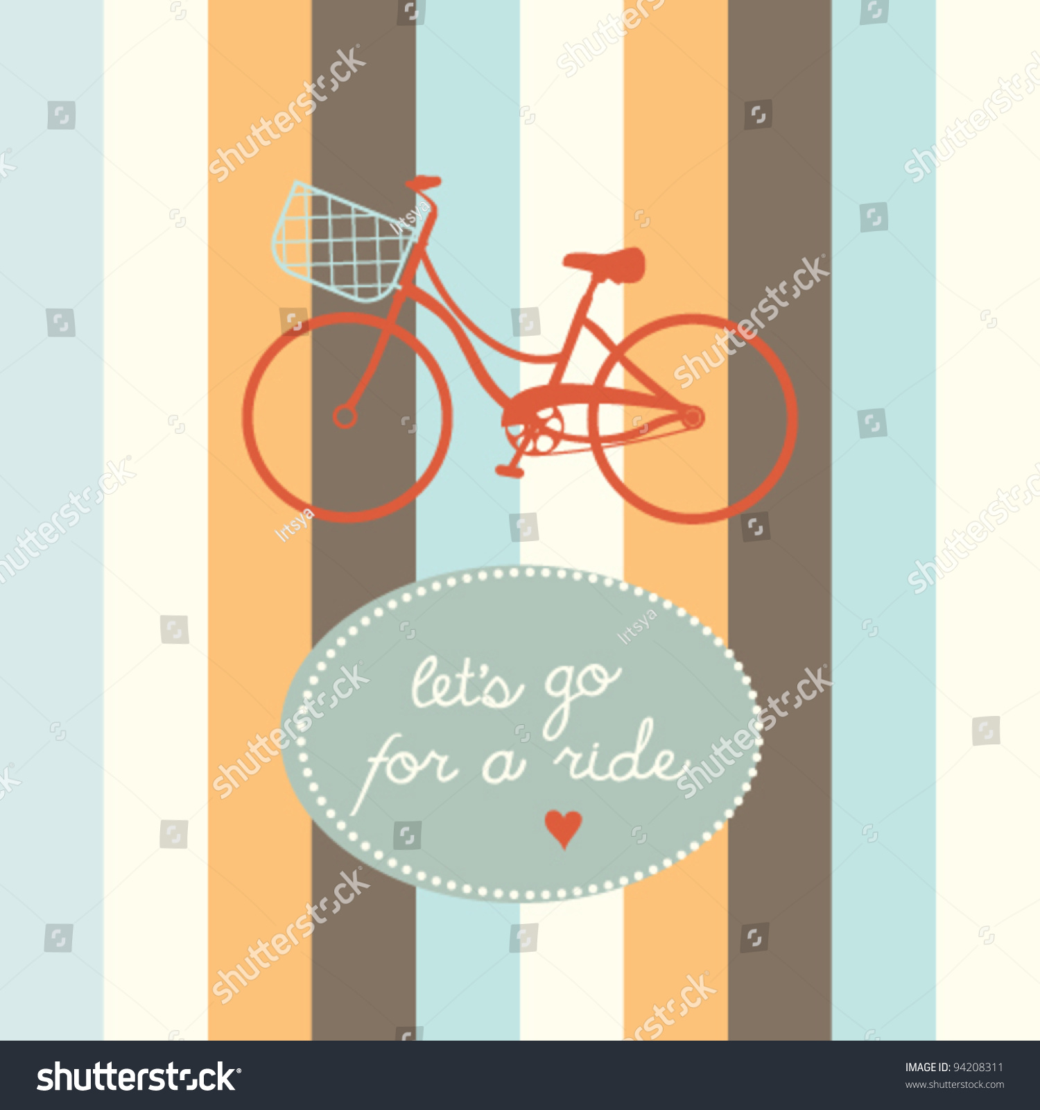 Funky Card Template Stock Vector (Royalty Free) 94208311 | Shutterstock
