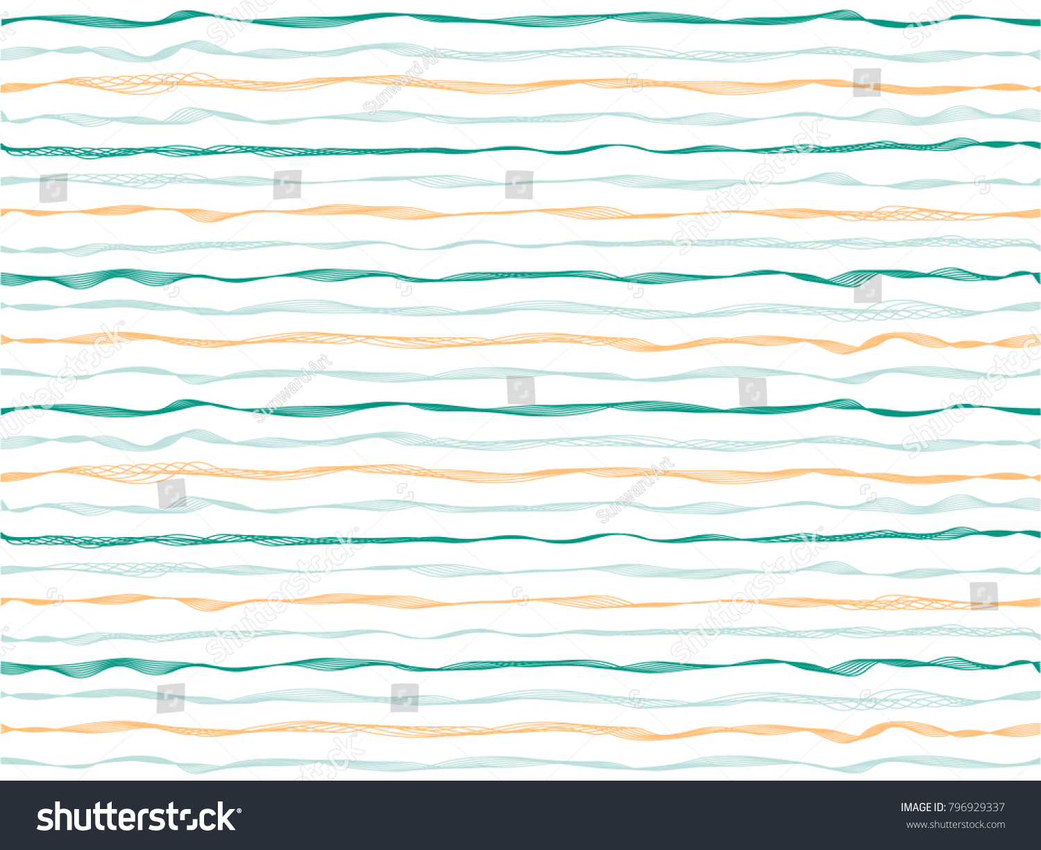 Funky Curved Stripes Vertical Lines Vector Stock Vector (Royalty Free ...