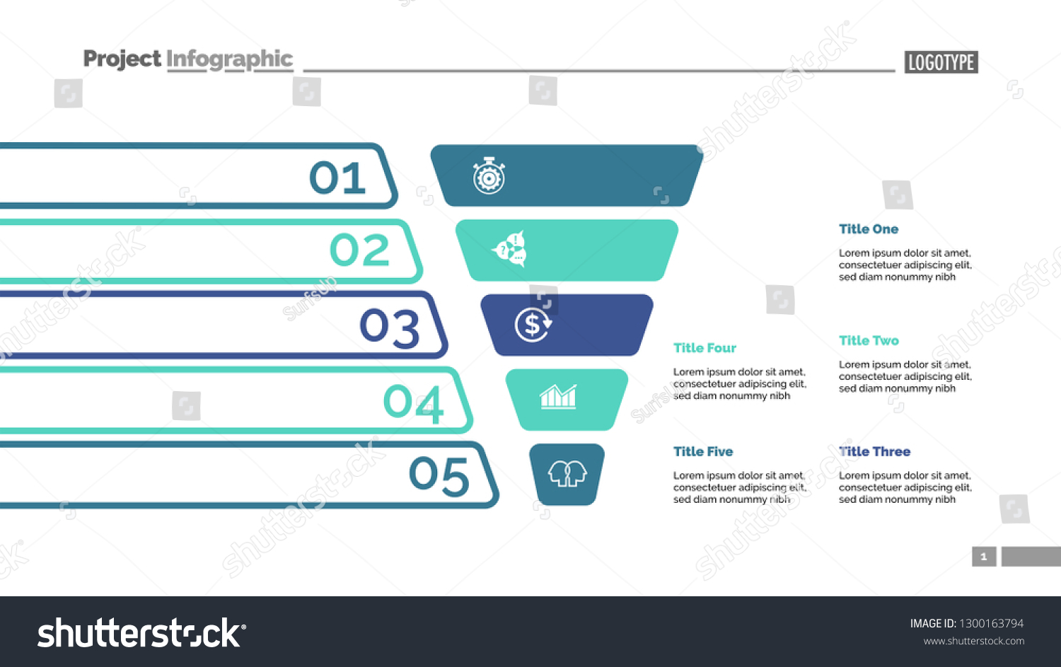 Vektor Stok Funnel Diagram Five Steps Process Chart (Tanpa Royalti ... Vektor Stok Funnel Diagram Five Steps Process Chart (Tanpa Royalti ...