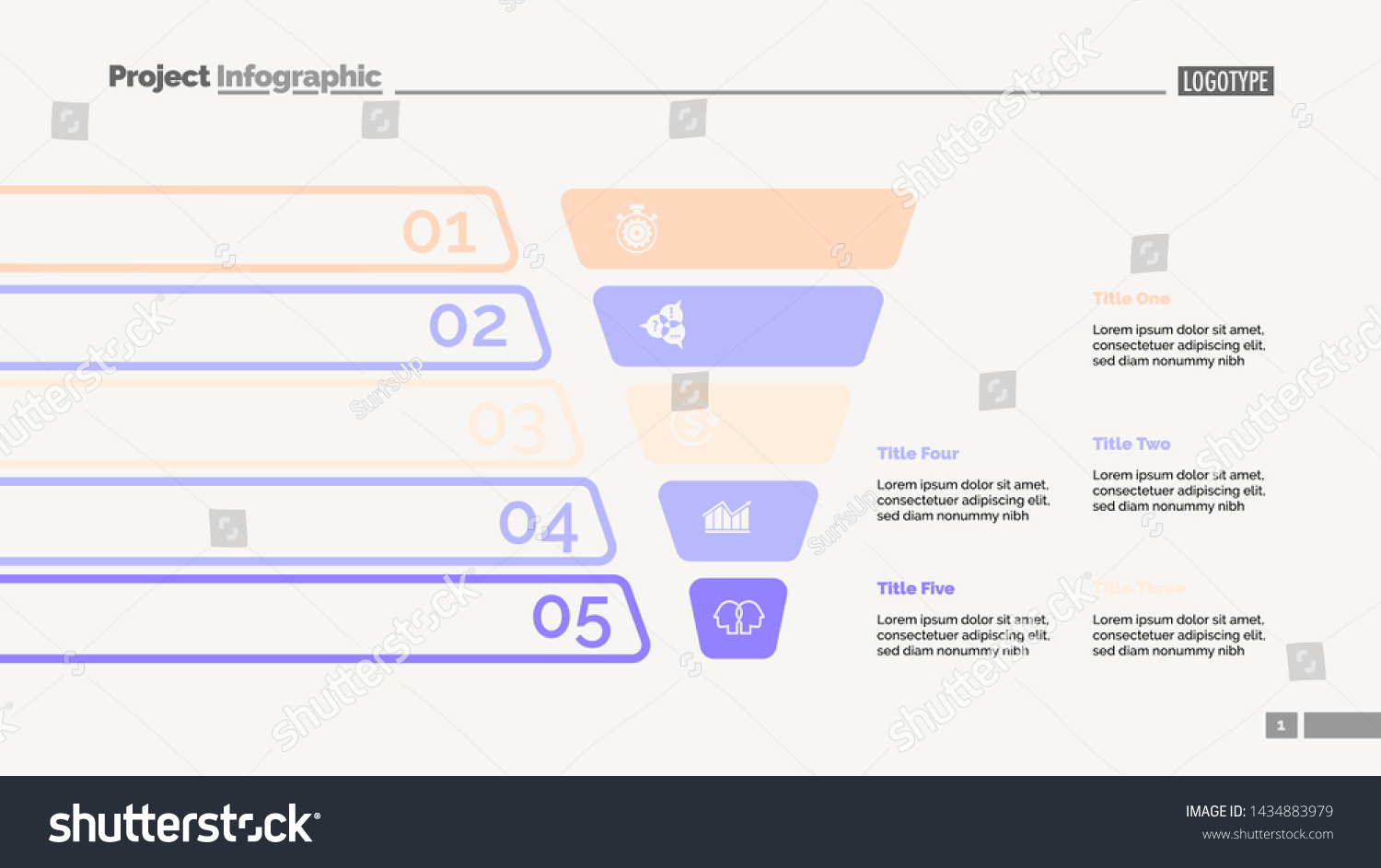 Funnel Diagram Five Steps Process Chart 스톡 벡터(로열티 프리) 1434883979 ... Funnel Diagram Five Steps Process Chart 스톡 벡터(로열티 프리) 1434883979 ...