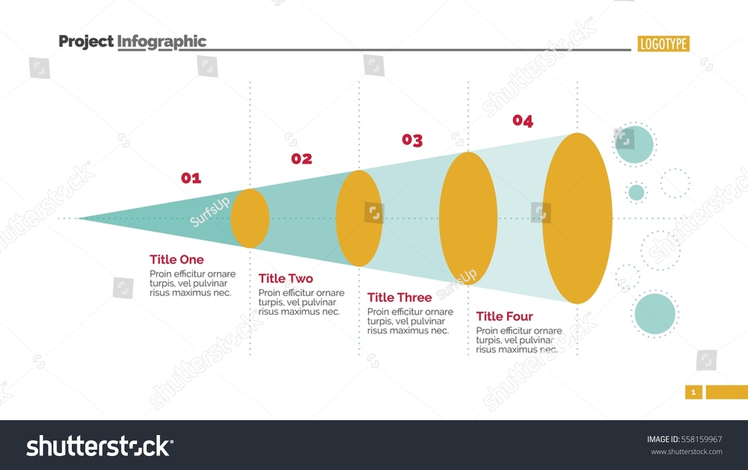 Funnel Infographic Slide Template Stock Vector (Royalty Free) 558159967