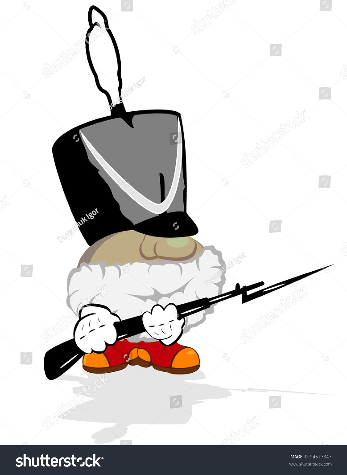 Funny Cartoon Hero Vector 3 Stock Vector (Royalty Free) 94577347 ...