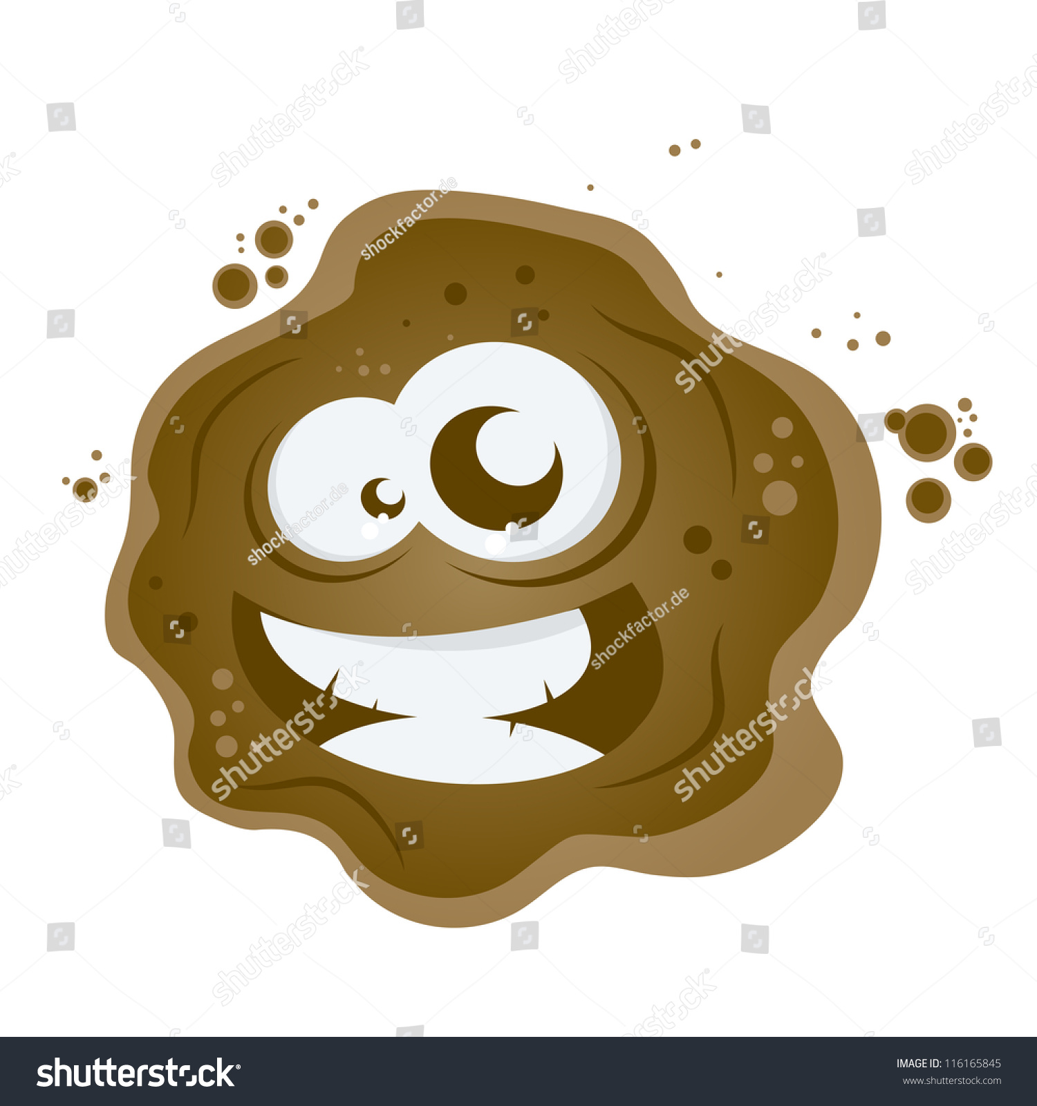 Funny Cartoon Mud Stock Vector (Royalty Free) 116165845 | Shutterstock