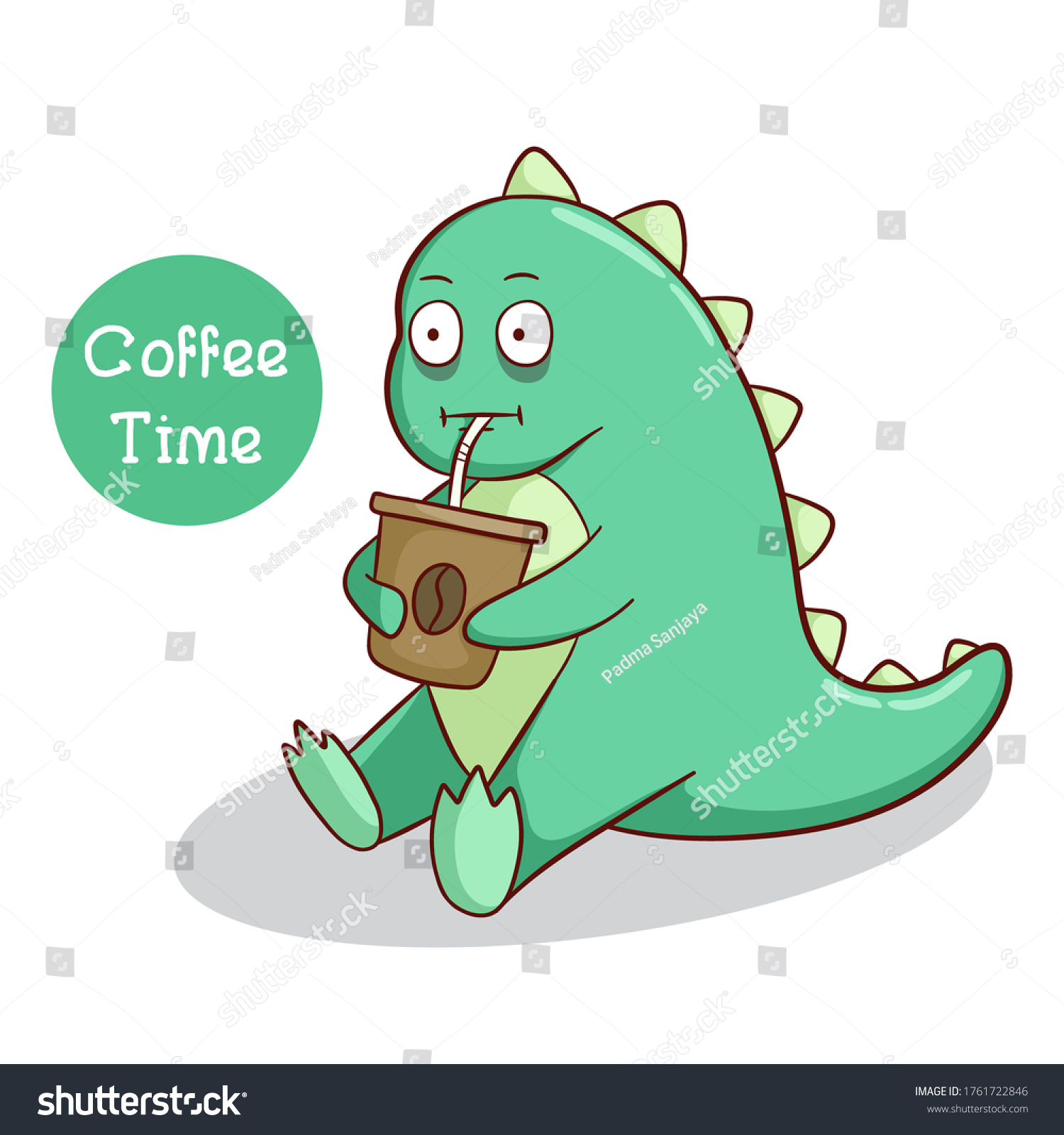 521 Dinosaur coffee Images, Stock Photos & Vectors | Shutterstock