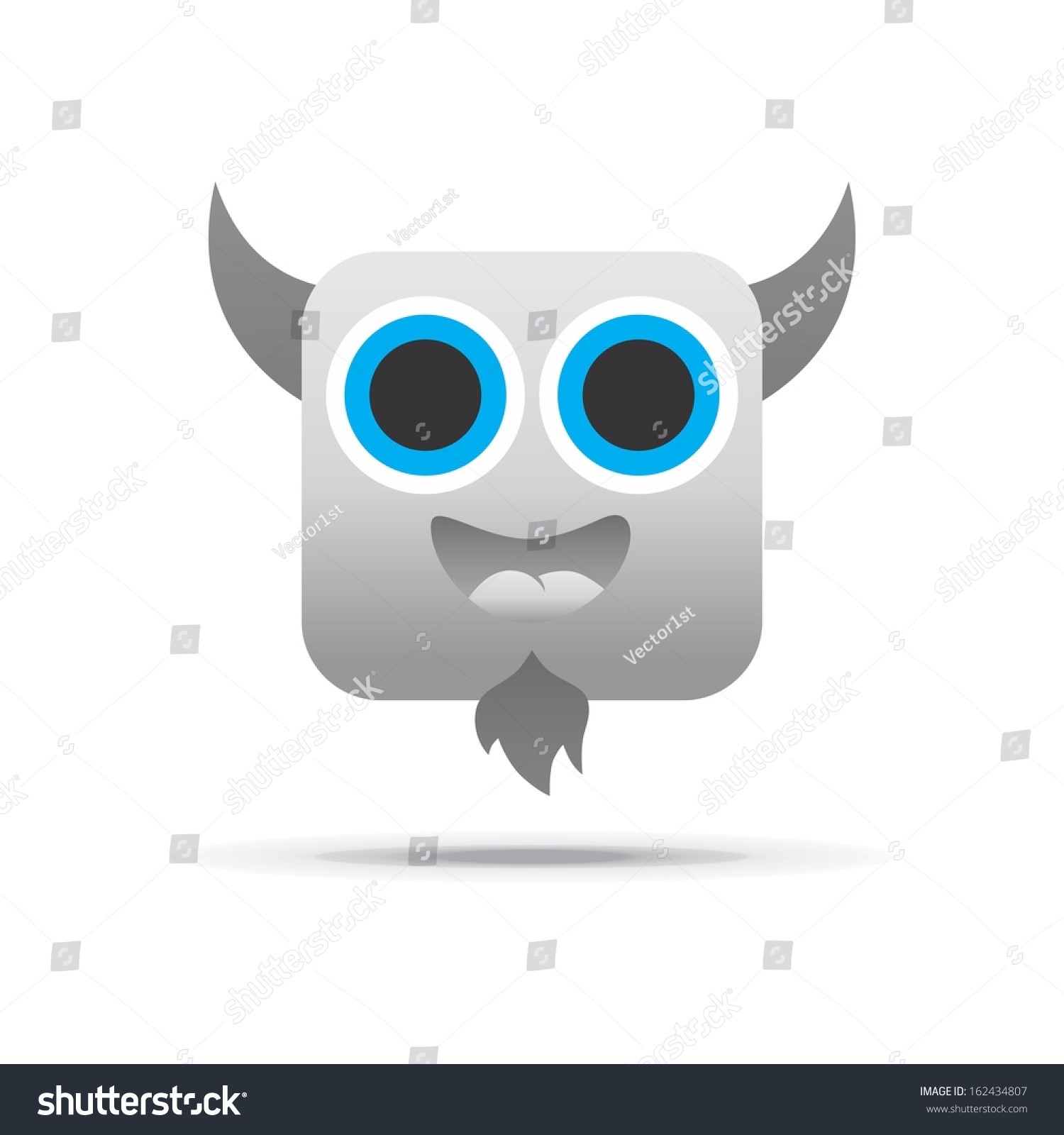 Funny New Devil Emoticon Sign Stock Vector (Royalty Free) 162434807 ...