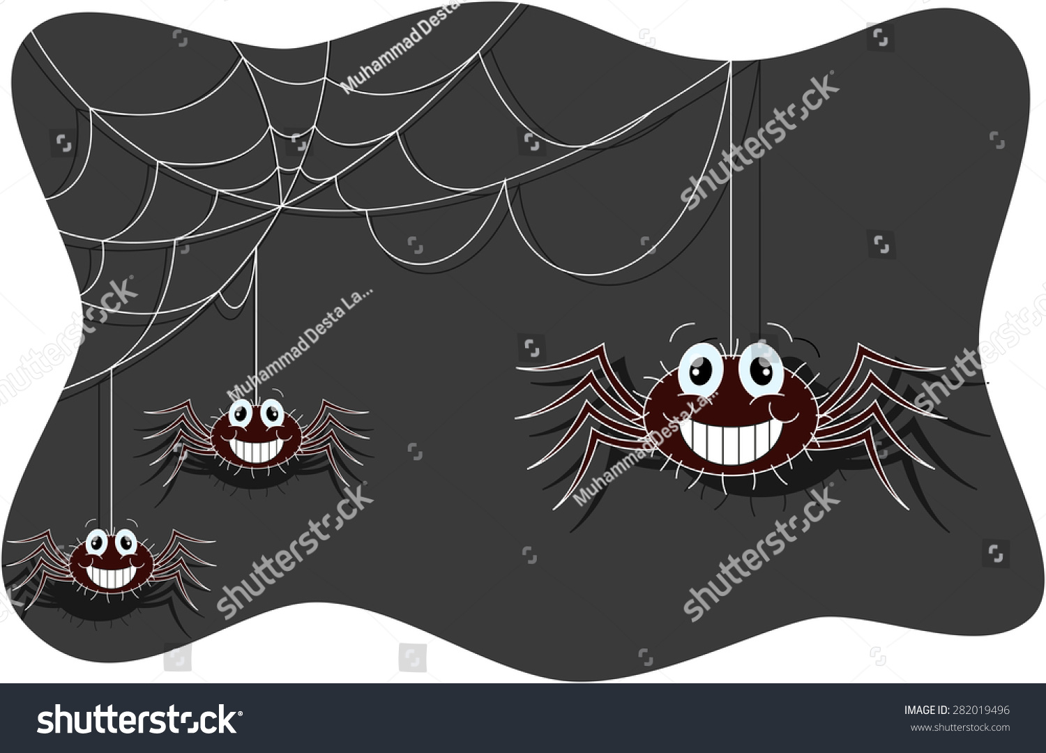 Funny Spider Cartoon Stock Vector (Royalty Free) 282019496 | Shutterstock