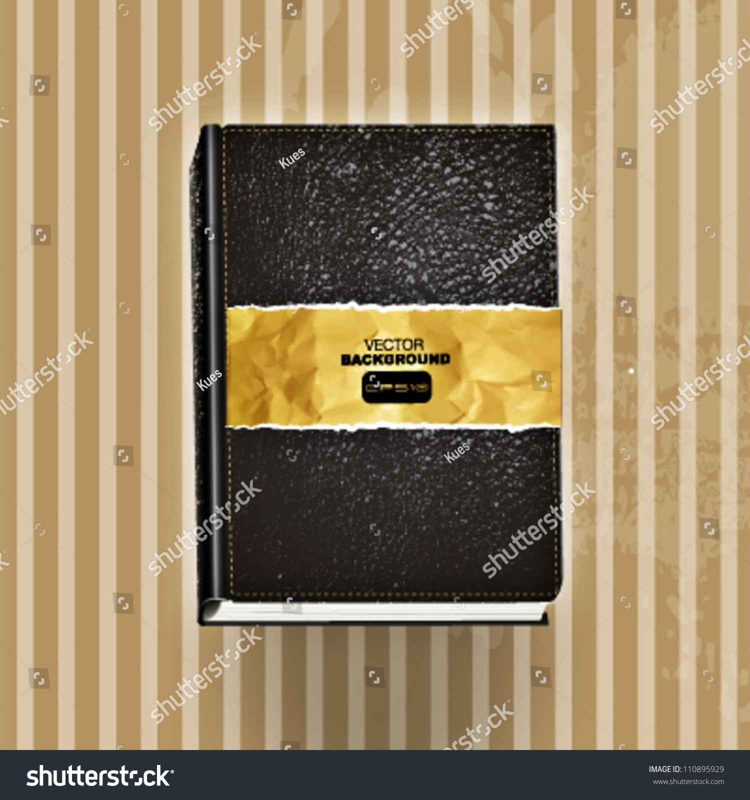Fur Book Cover Background Vector Design Stock Vector (Royalty Free ...