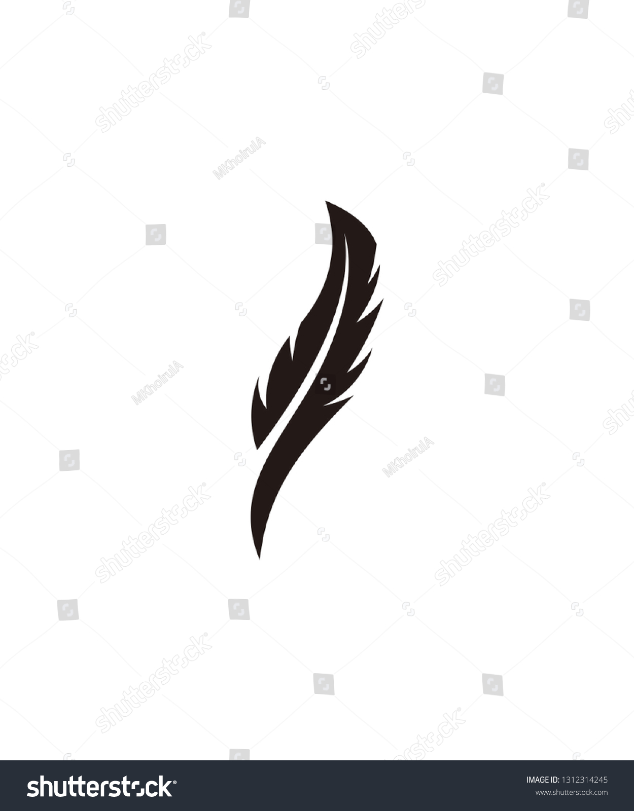 Fur Icon Logo Stock Vector (Royalty Free) 1312314245 | Shutterstock