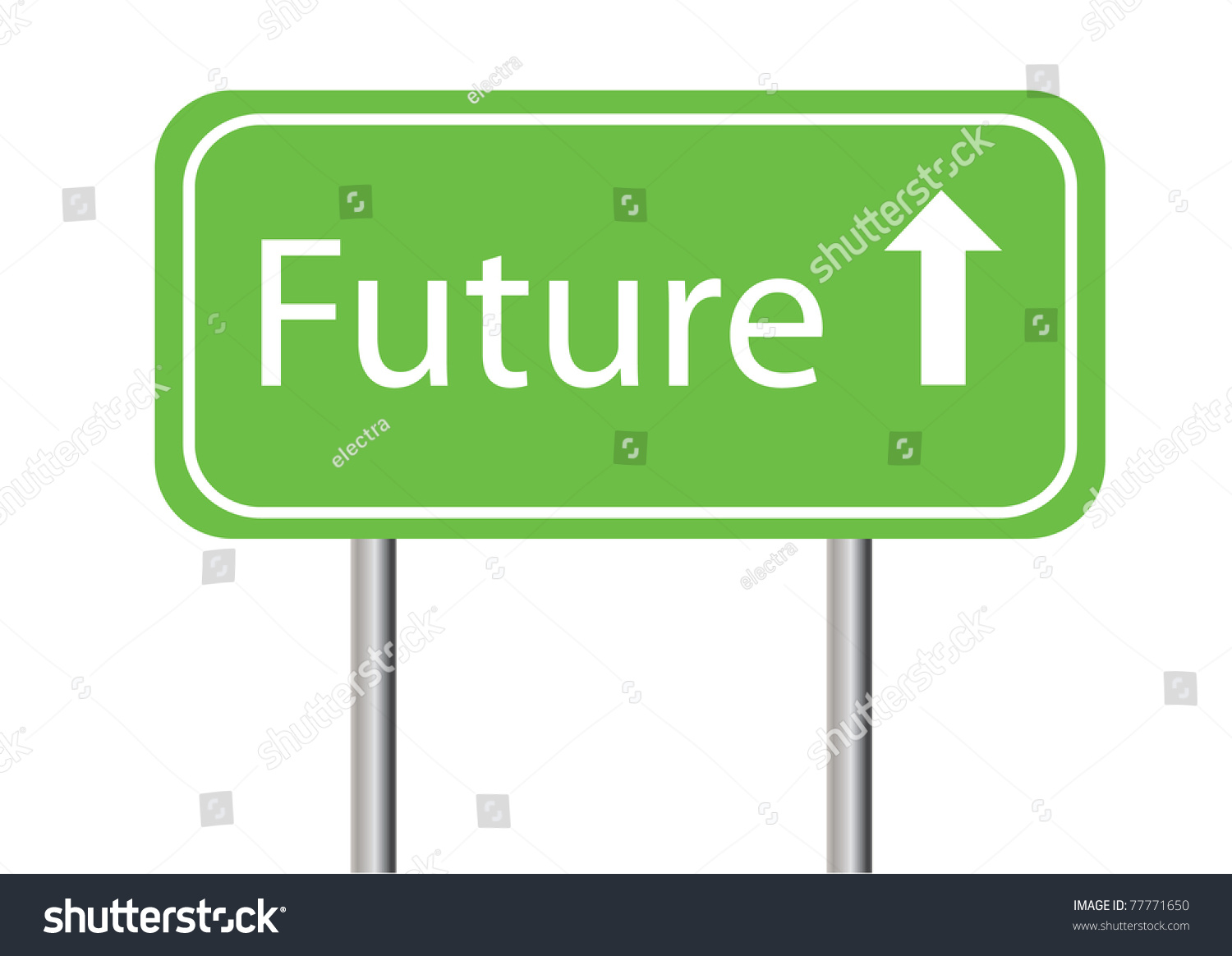 Future Sign On White Background On Stock Vector (Royalty Free) 77771650 ...
