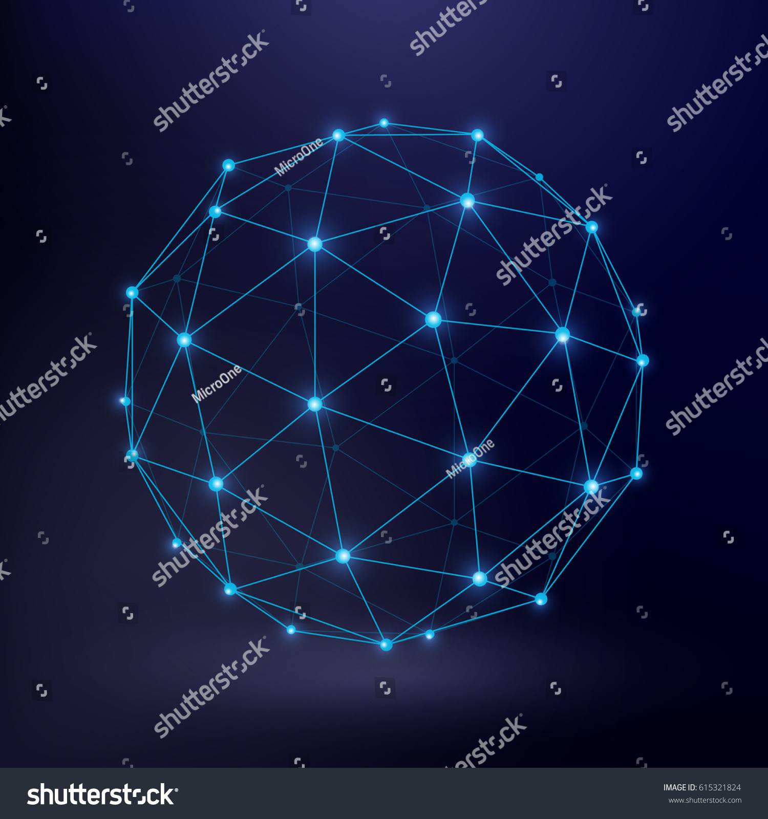 Futuristic Technology Vector Background Wireframe Connection Stock ...