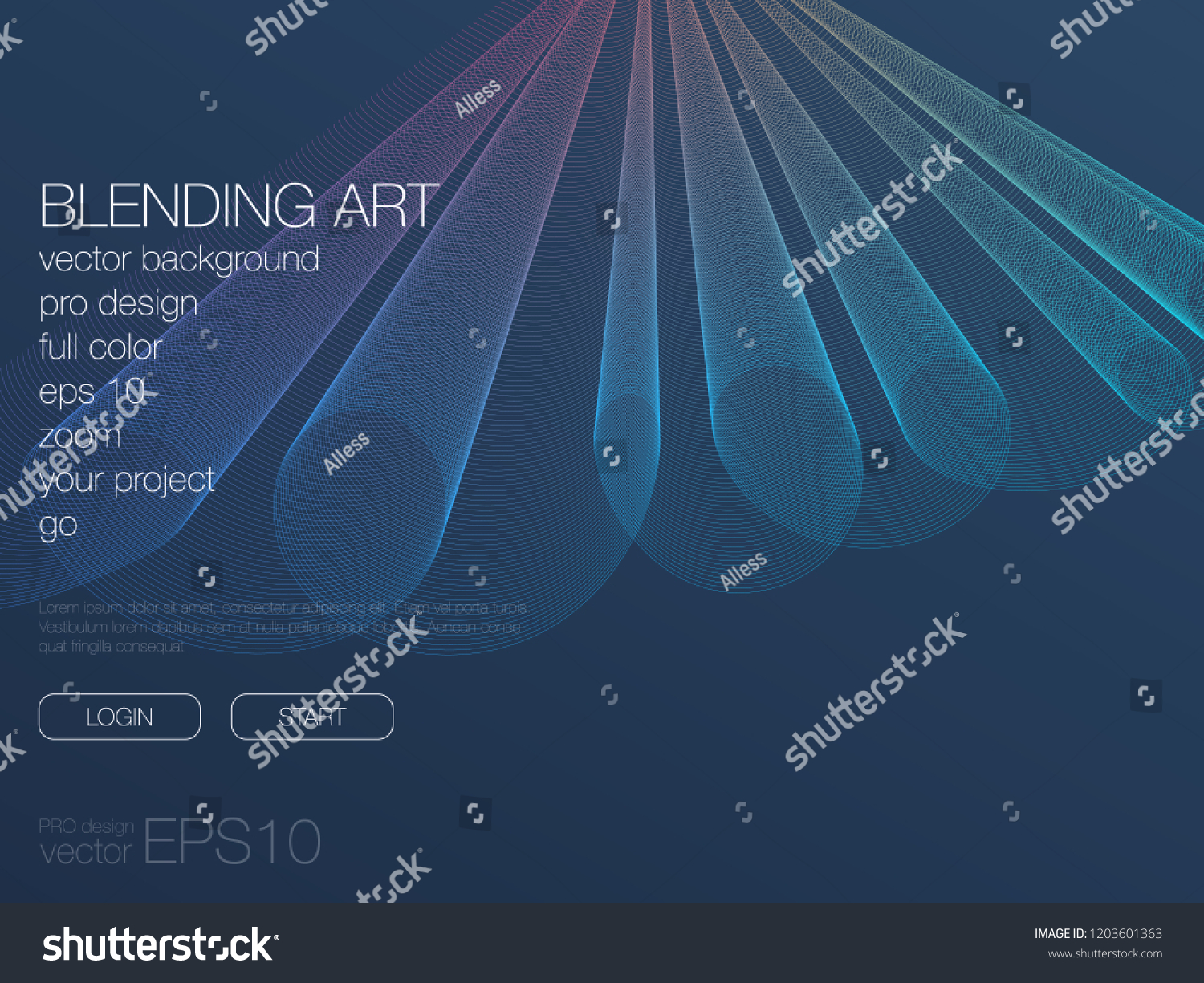 Futuristic User Interface Ui Technology Background Stock Vector ...